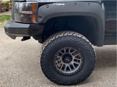 2013 Chevrolet Silverado 1500 Wheel Offset Slightly Aggressive ...