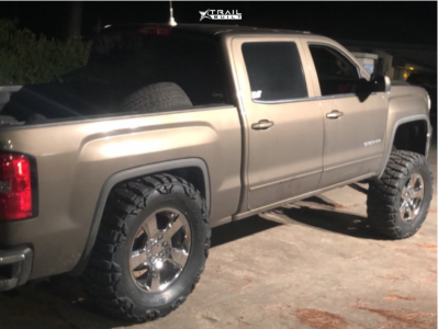 2014 GMC Sierra 1500 Wheel Offset Aggressive > 1" Outside Fender ...