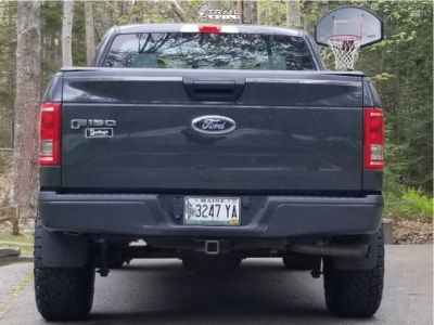 2016 Ford F-150 Wheel Offset Aggressive > 1" Outside Fender Leveling ...
