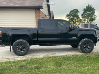 2017 GMC Sierra 1500 Wheel Offset Aggressive > 1" Outside Fender ...