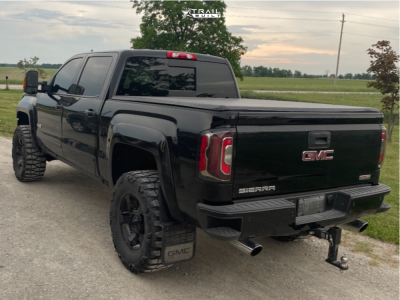 2017 GMC Sierra 1500 Wheel Offset Aggressive > 1" Outside Fender ...