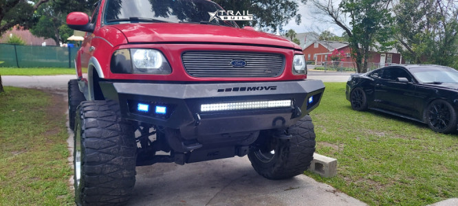 1997 Ford F-150 Wheel Offset Super Aggressive 3"-5" Suspension Lift 7 ...