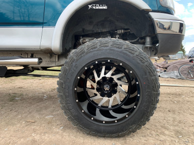2000 Ford F-150 Wheel Offset Super Aggressive 3"-5" Suspension Lift 6 ...