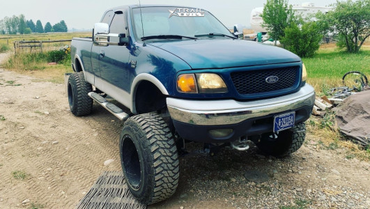 2000 Ford F-150 Wheel Offset Super Aggressive 3"-5" Suspension Lift 6 ...
