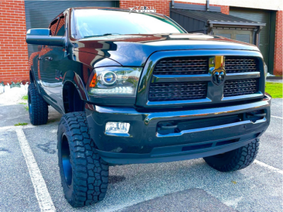 2017 Ram 3500 Wheel Offset Aggressive > 1" Outside Fender Suspension ...