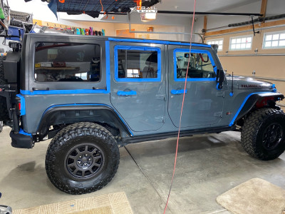 2013 Jeep Wrangler Wheel Offset Slightly Aggressive Suspension Lift 3 ...