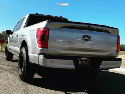 2021 Ford F-150 Wheel Offset Aggressive > 1" Outside Fender Leveling ...