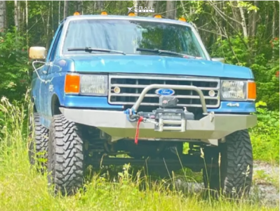 1989 Ford F-150 Wheel Offset Slightly Aggressive Suspension Lift 6 ...