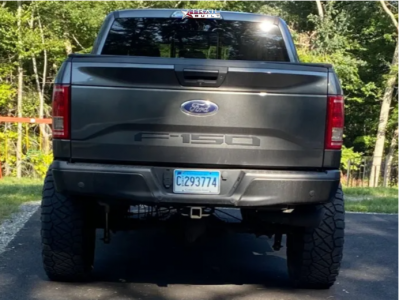 2016 Ford F-150 Wheel Offset Aggressive > 1" Outside Fender Suspension ...