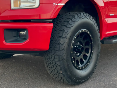 2015 Ford F-150 Wheel Offset Aggressive > 1" Outside Fender Leveling ...
