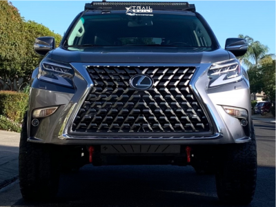 2018 Lexus GX460 Wheel Offset Aggressive > 1" Outside Fender Suspension ...