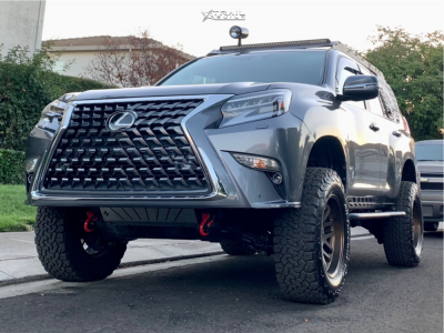 2018 Lexus GX460 Wheel Offset Aggressive > 1" Outside Fender Suspension ...