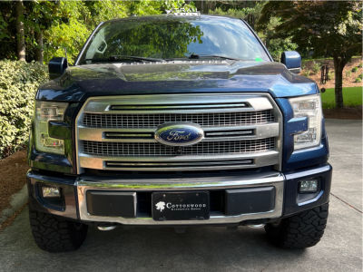 2015 Ford F-150 Wheel Offset Aggressive > 1" Outside Fender Leveling ...