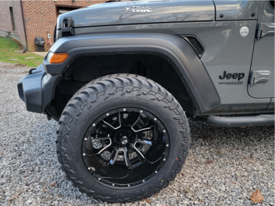 2020 Jeep Wrangler Wheel Offset Aggressive > 1" Outside Fender ...