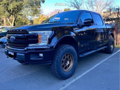 2020 Ford F-150 Wheel Offset Slightly Aggressive Leveling Kit | 2543358 ...