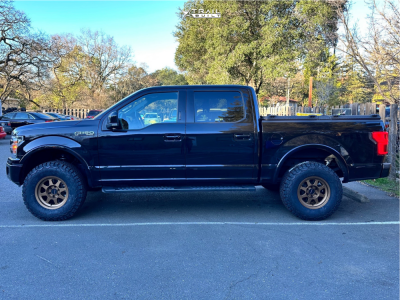 2020 Ford F-150 Wheel Offset Slightly Aggressive Leveling Kit | 2543358 ...