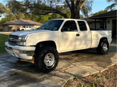 2005 Chevrolet Silverado 1500 Wheel Offset Hella Stance >5" Suspension ...
