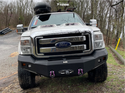 2015 Ford F-250 Super Duty Wheel Offset Aggressive > 1" Outside Fender ...