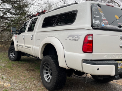 2015 Ford F-250 Super Duty Wheel Offset Aggressive > 1" Outside Fender ...