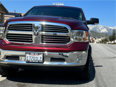 2017 Ram 1500 Wheel Offset Aggressive > 1" Outside Fender Leveling Kit ...