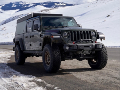 2022 Jeep Gladiator Wheel Offset Nearly Flush Suspension Lift 3.5 ...