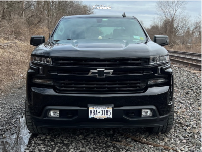 2019 Chevrolet Silverado 1500 Wheel Offset Aggressive > 1" Outside ...
