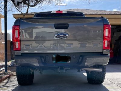 2020 Ford Ranger Wheel Offset Aggressive > 1" Outside Fender Suspension ...