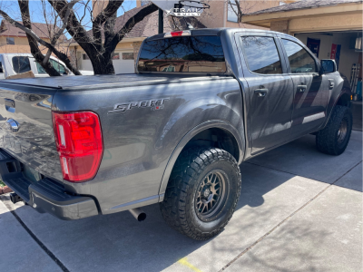 2020 Ford Ranger Wheel Offset Aggressive > 1" Outside Fender Suspension ...