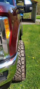 2017 Ford F-250 Super Duty Wheel Offset Aggressive > 1" Outside Fender ...