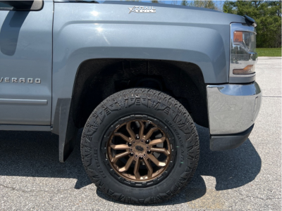 2016 Chevrolet Silverado 1500 Wheel Offset Aggressive > 1" Outside ...