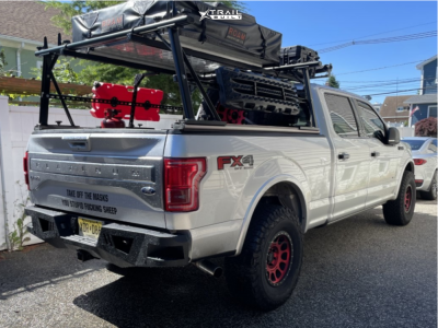 2016 Ford F-150 Wheel Offset Aggressive > 1" Outside Fender Suspension ...