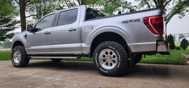 2021 Ford F-150 Wheel Offset Slightly Aggressive Leveling Kit | 2655091 ...