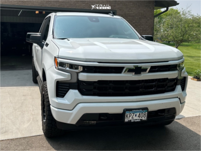 2023 Chevrolet Silverado 1500 Wheel Offset Slightly Aggressive Leveling ...