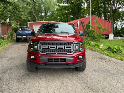 2018 Ford F-150 Wheel Offset Aggressive > 1" Outside Fender Leveling ...