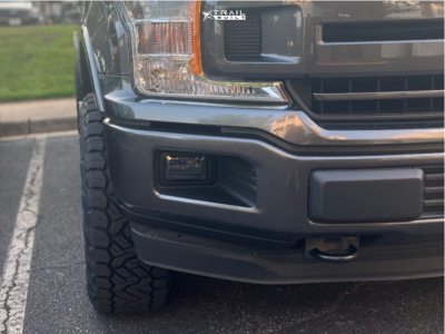 2019 Ford F-150 Wheel Offset Aggressive > 1" Outside Fender Leveling ...