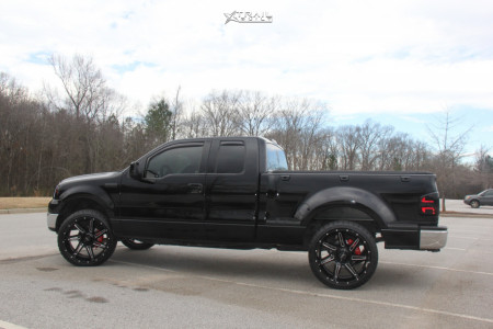 2004 Ford F-150 Wheel Offset Super Aggressive 3"-5" Suspension Lift 2.5 ...