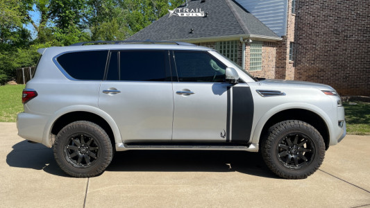 2021 Nissan Armada Wheel Offset Slightly Aggressive Suspension Lift 4 ...