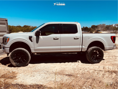 2023 Ford F-150 Wheel Offset Aggressive > 1" Outside Fender Suspension ...