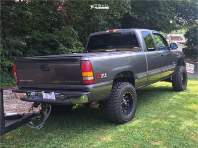 2000 Chevrolet Silverado 1500 Wheel Offset Aggressive > 1" Outside ...