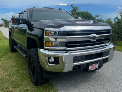 2019 Chevrolet Silverado 2500 HD Wheel Offset Aggressive > 1" Outside ...