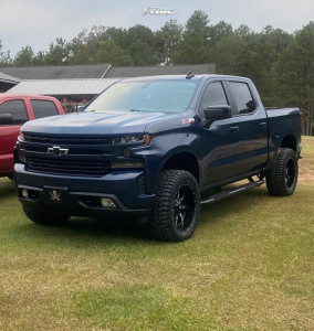 2019 Chevrolet Silverado 1500 Wheel Offset Aggressive > 1" Outside ...