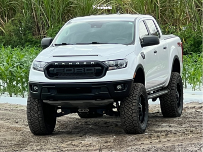 2021 Ford Ranger Wheel Offset Aggressive > 1" Outside Fender Suspension ...