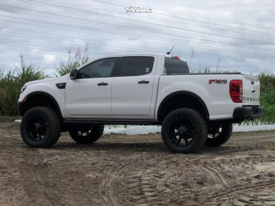 2021 Ford Ranger Wheel Offset Aggressive > 1" Outside Fender Suspension ...