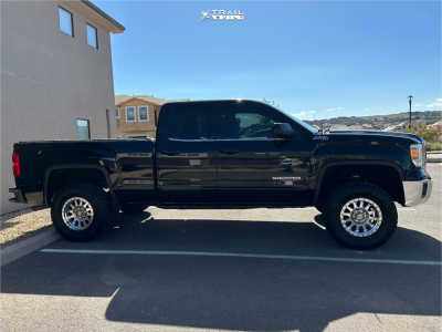 2015 GMC Sierra 1500 Wheel Offset Aggressive > 1" Outside Fender ...