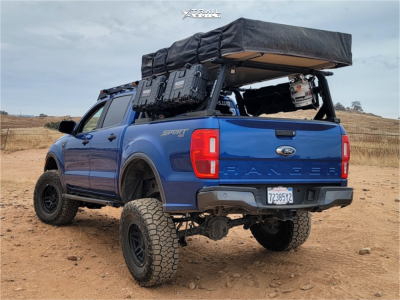 2019 Ford Ranger Wheel Offset Aggressive > 1" Outside Fender Suspension ...