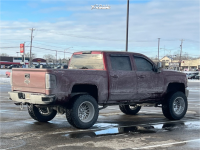 2017 Chevrolet Silverado 1500 Wheel Offset Aggressive > 1" Outside ...