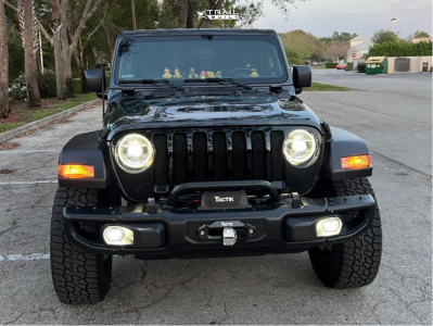 2022 Jeep Wrangler Wheel Offset Aggressive > 1" Outside Fender Leveling ...