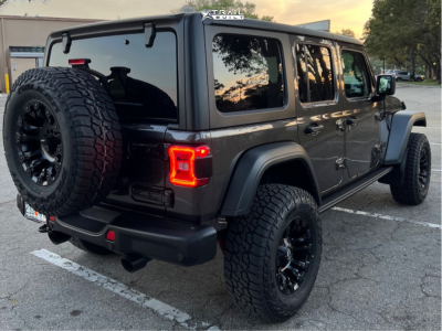 2022 Jeep Wrangler Wheel Offset Aggressive > 1" Outside Fender Leveling ...