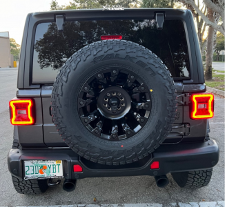 2022 Jeep Wrangler Wheel Offset Aggressive > 1" Outside Fender Leveling ...