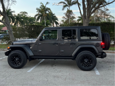 2022 Jeep Wrangler Wheel Offset Aggressive > 1" Outside Fender Leveling ...